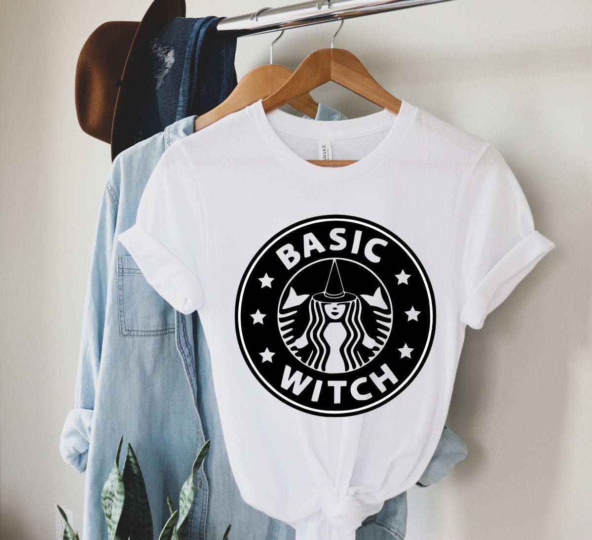 Basic Witch Shirt , Funny Starbucks Halloween Shirt , Shop all ...
